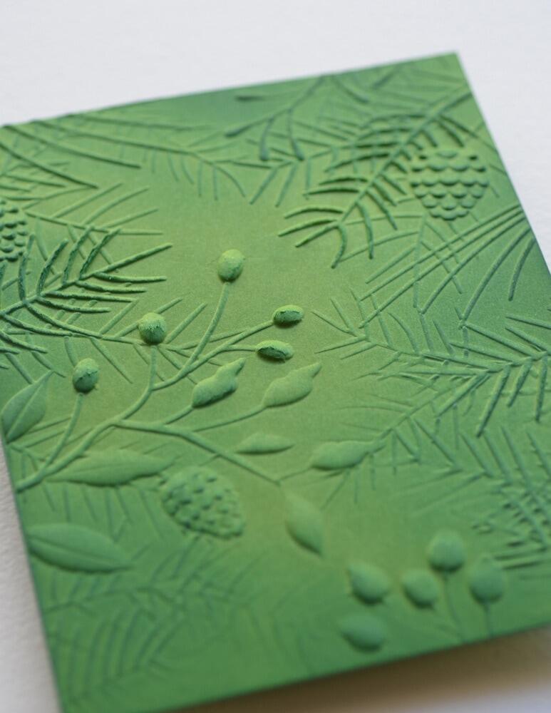 Memory Box - EF1043 Pinecones and Berries 3D Embossing Folder