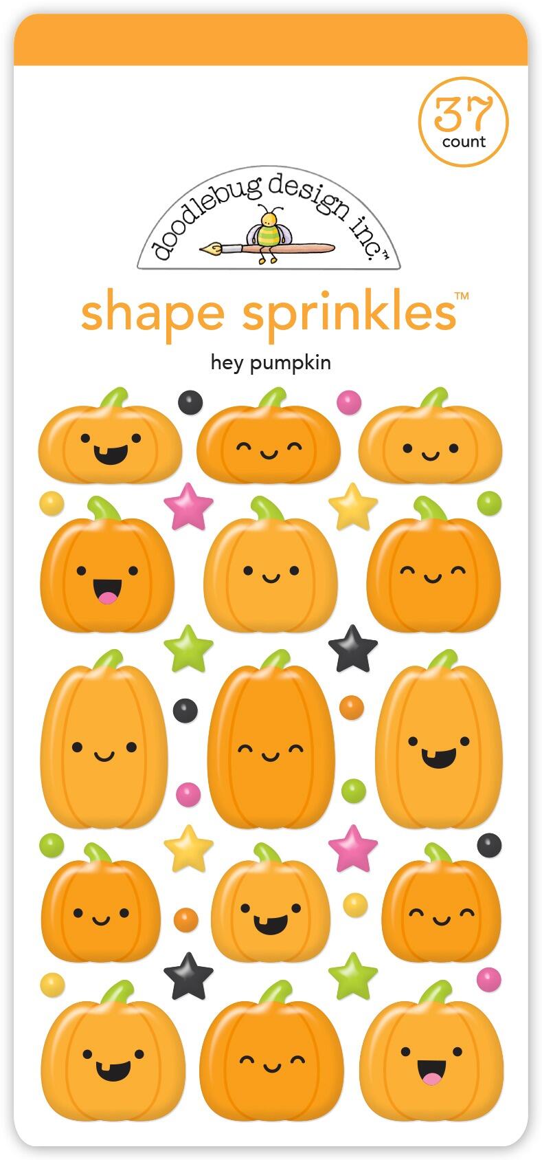 Doodlebug Shape Sprinkles - Hey Pumpkin