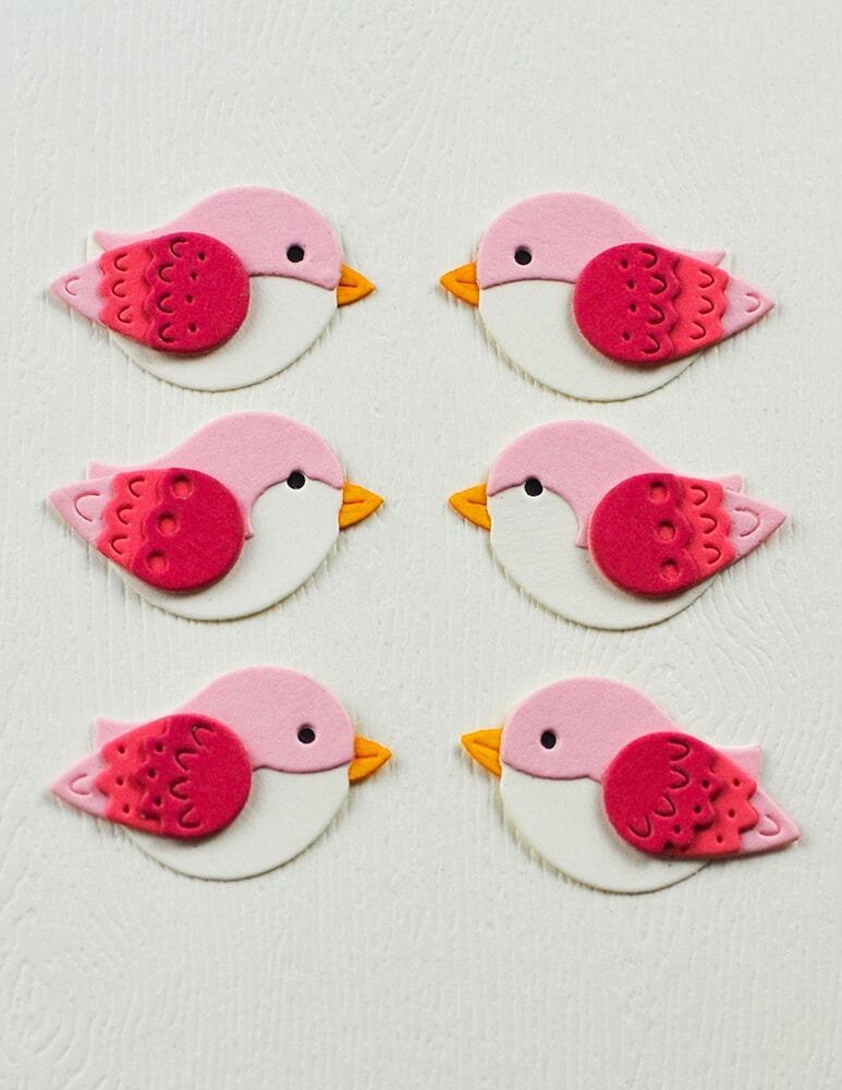 Poppystamps - 2712 Nordic Birds of a Feather craft die