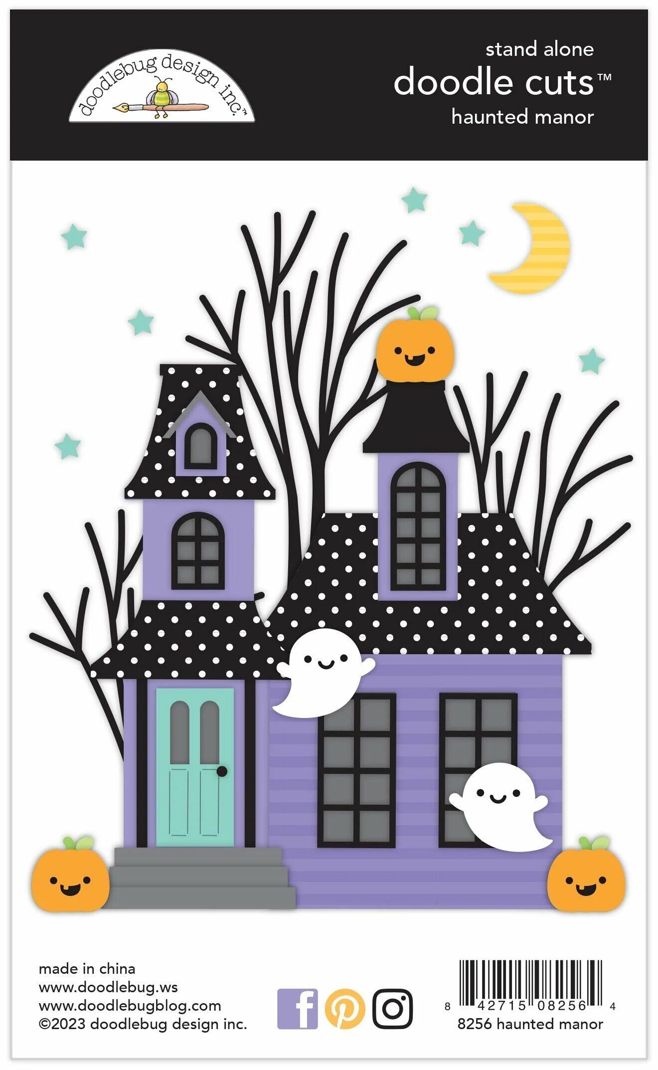 Doodlebug Doodle Cuts - Haunted Manor craft die set