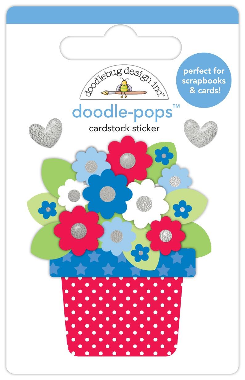 Doodlebug doodle-pops - Festive Floral