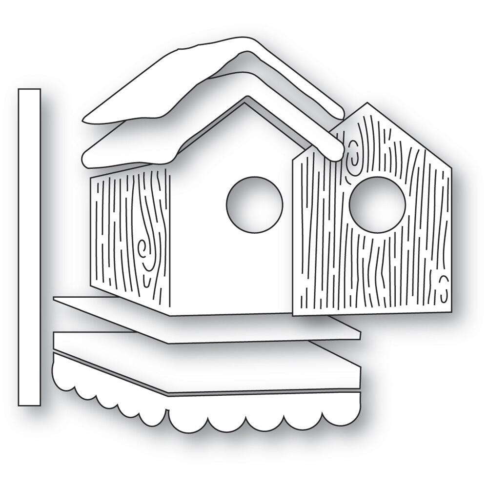 Memory Box - 94810 Snowy Birdhouse craft die