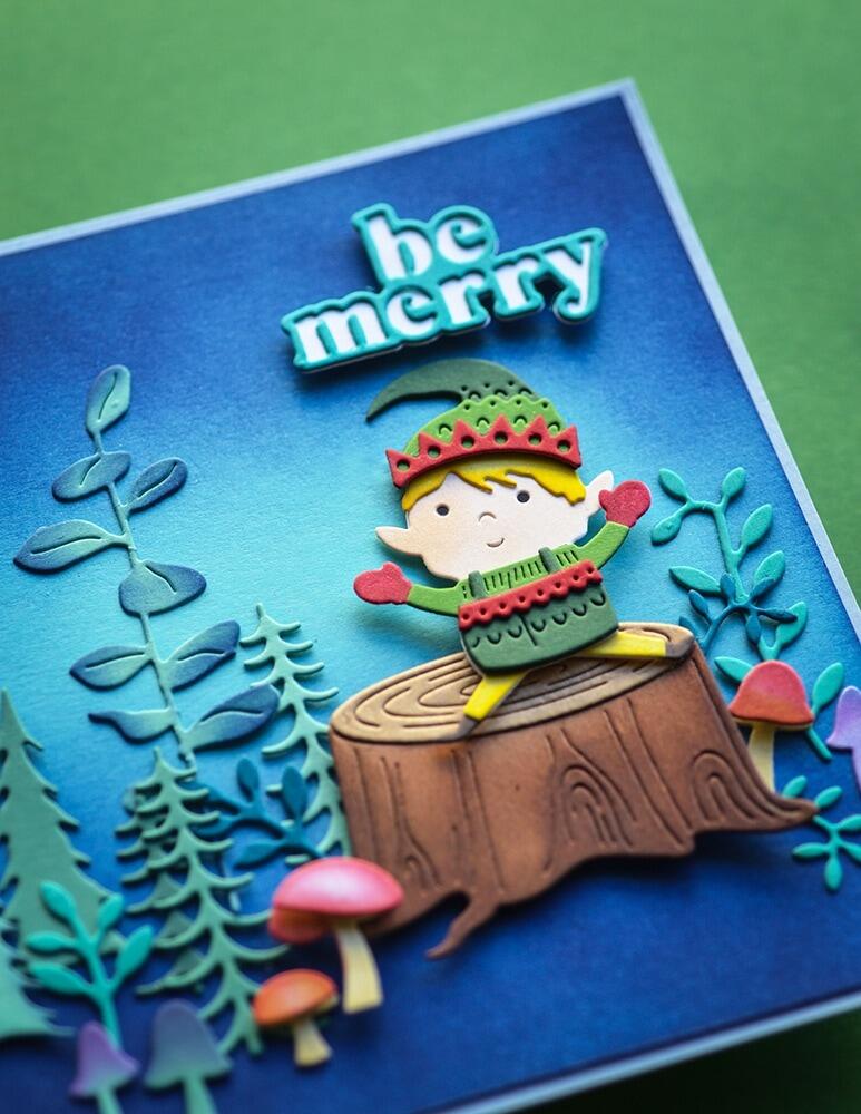 Poppystamps - 2661 Mini Forest Plants craft die