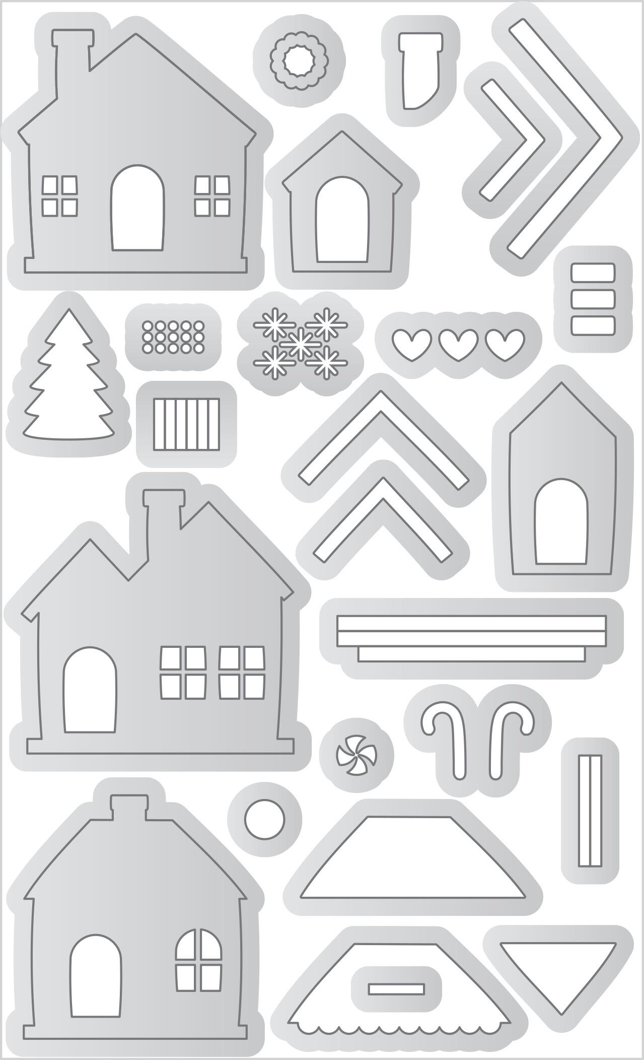 Doodlebug Doodle Cuts - Tiny Tinsel Town craft die set