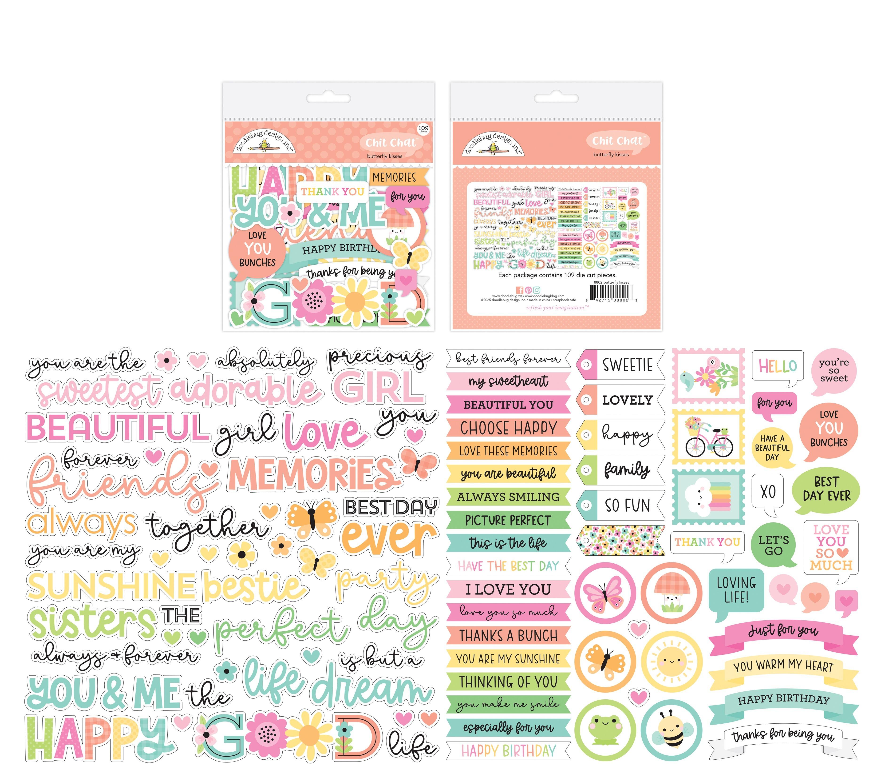 Doodlebug - Butterfly Kisses Collection