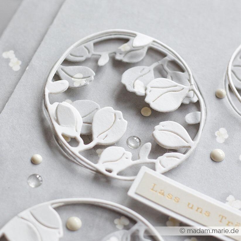 Alexandra Renke craft dies - Floral Bubbles