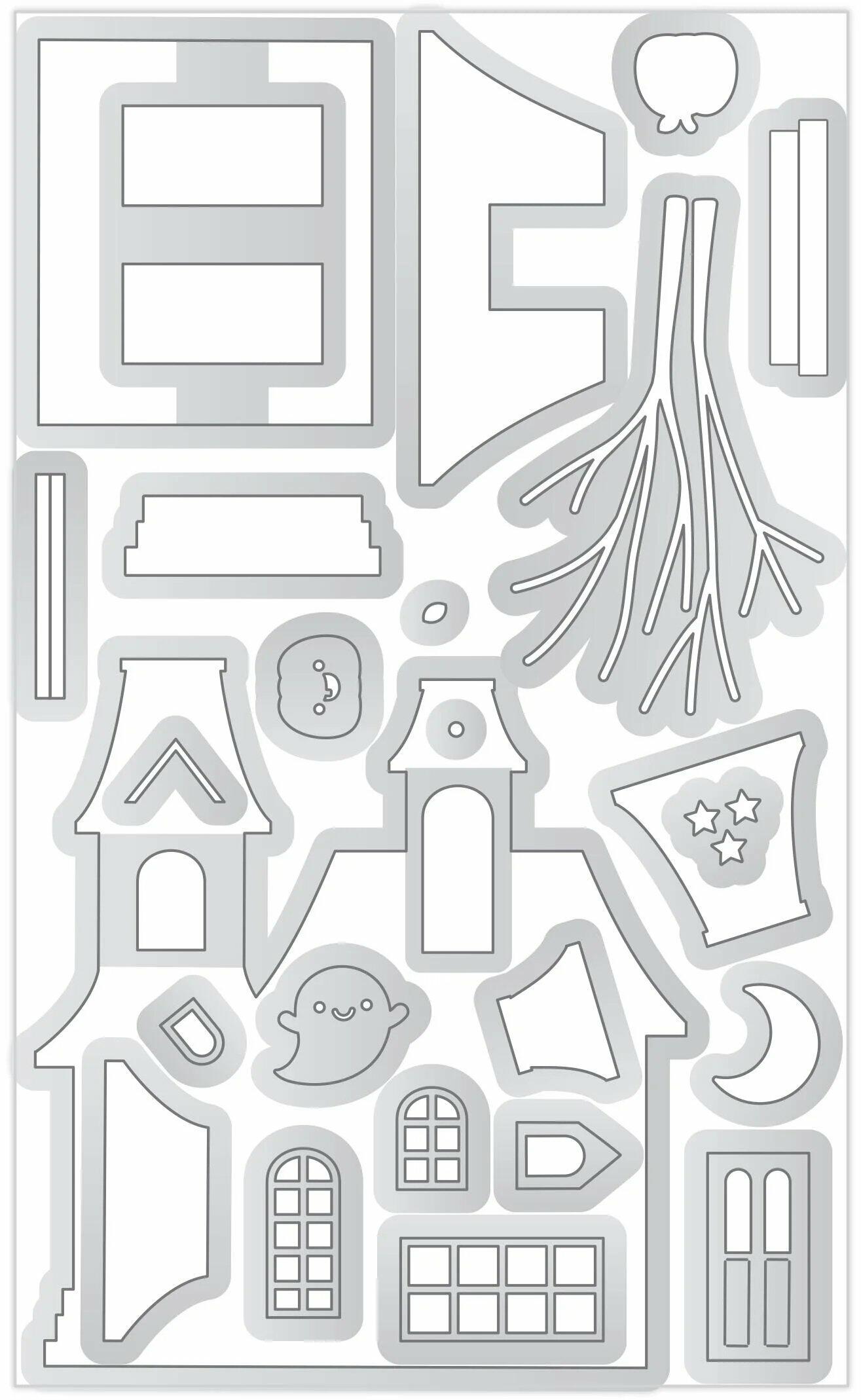 Doodlebug Doodle Cuts - Haunted Manor craft die set