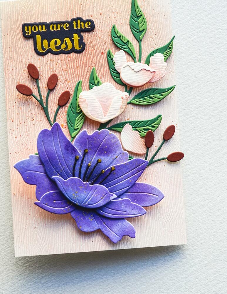Birch Press Design - 57531 Perky Bloom Contour Layers craft die