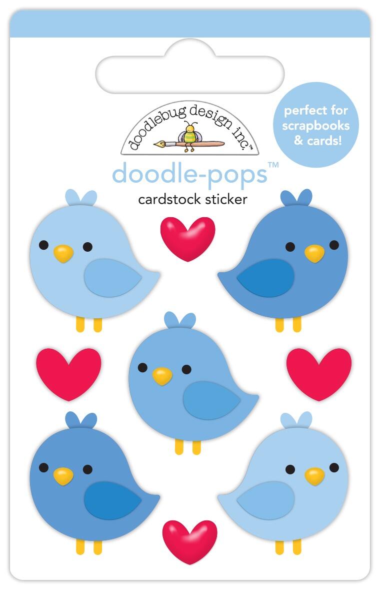 Doodlebug doodle-pops - Bluebirds