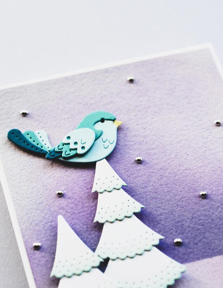 Poppystamps - 2629 Nordic Dimpled Tree Toppers craft die