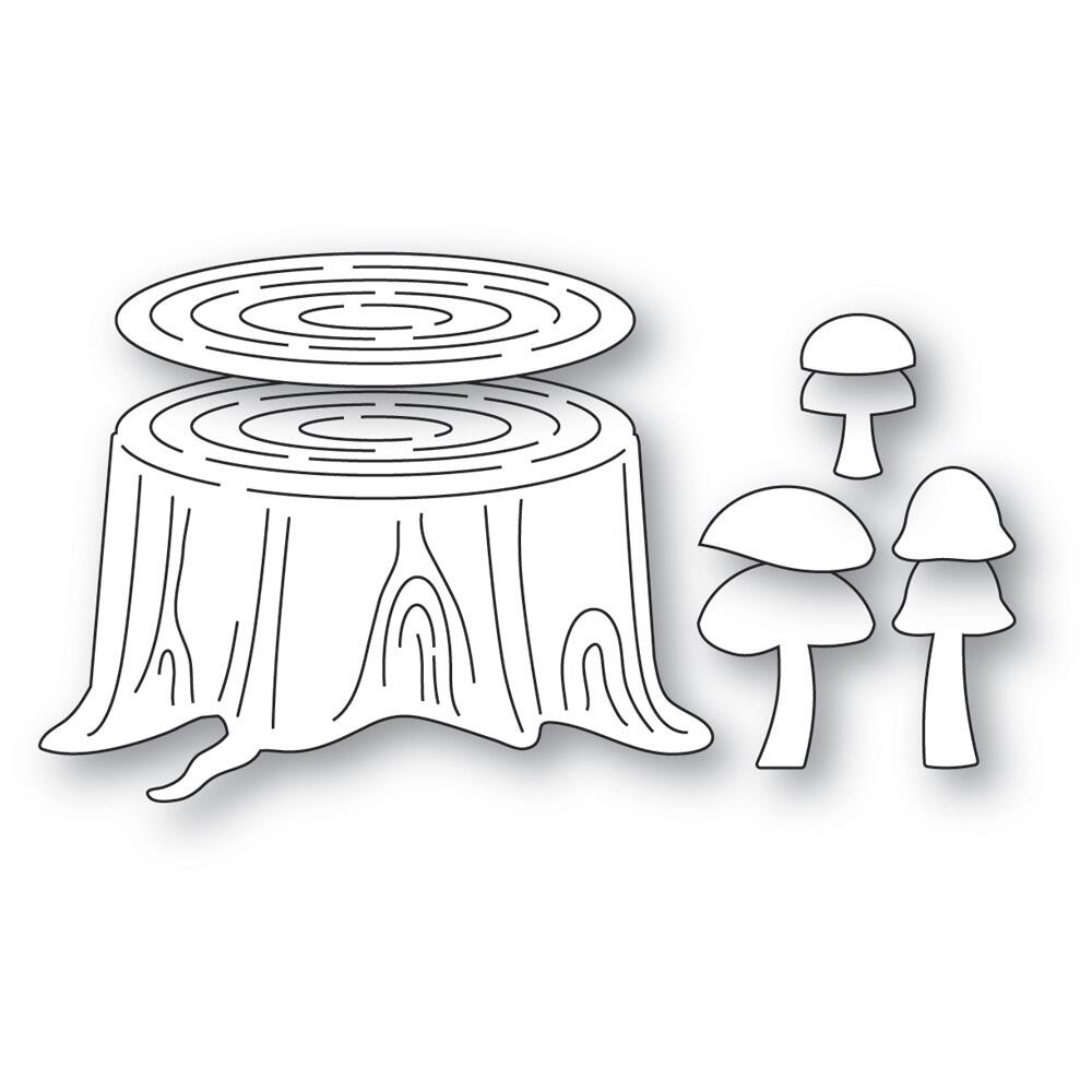 Poppystamps - 2657 Forest Stump craft die