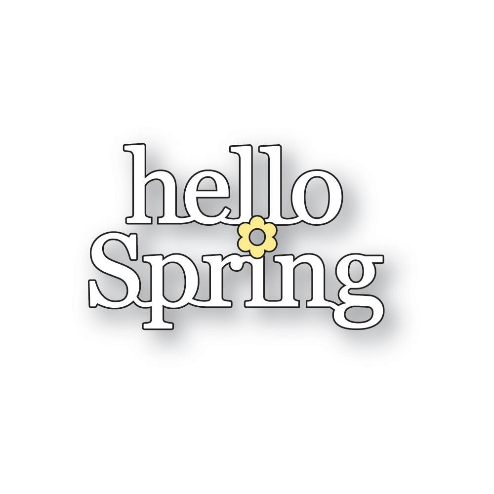 Poppystamps - 2730 Hello Spring craft die