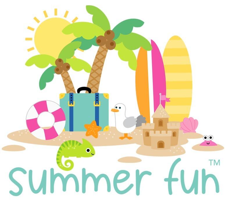 Doodlebug Summer Fun 12x12 Designer Paper Pack - set of 12 papers