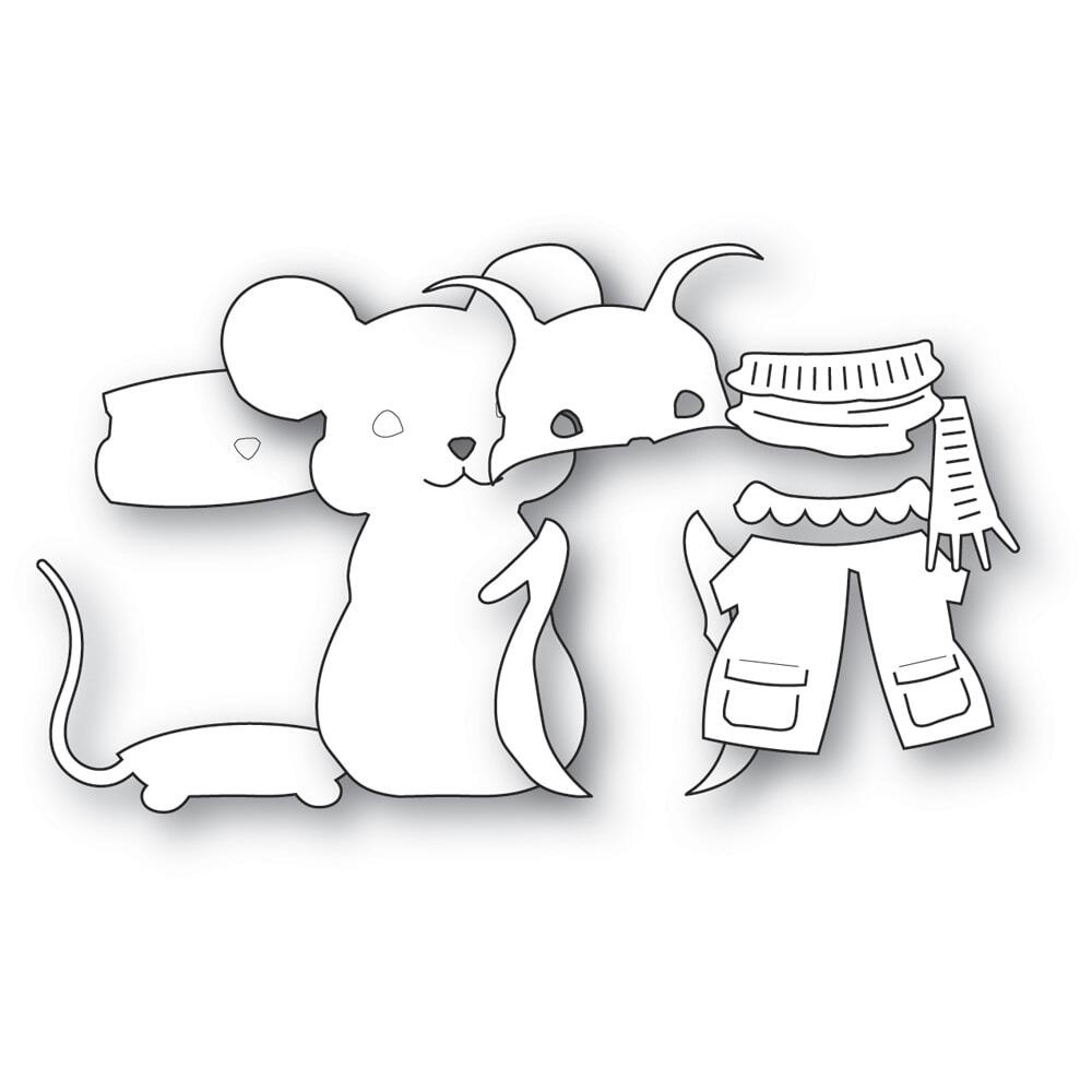 Memory Box - 94898 Town Mouse craft die