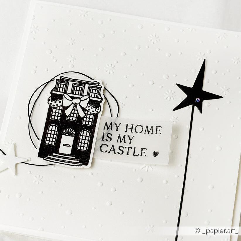 Alexandra Renke clear stamp set - Enchanting Bow Houses