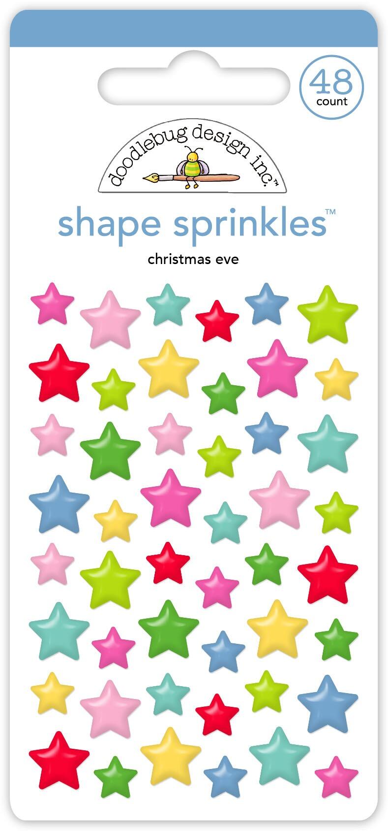 Doodlebug Shape Sprinkles - Christmas Eve
