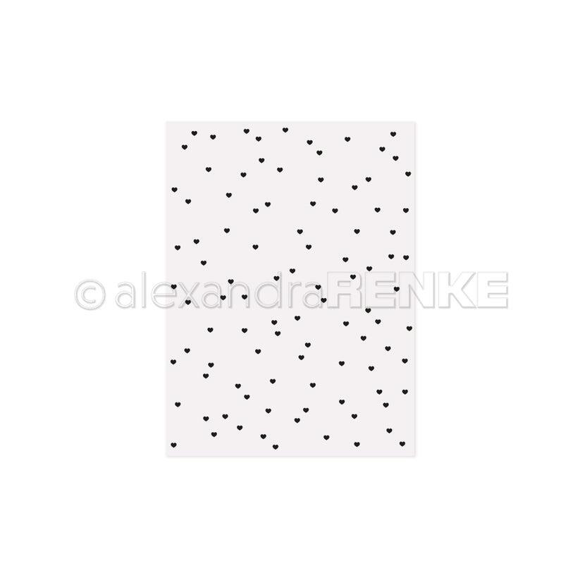 Alexandra Renke Embossing Folder - Heart Rain