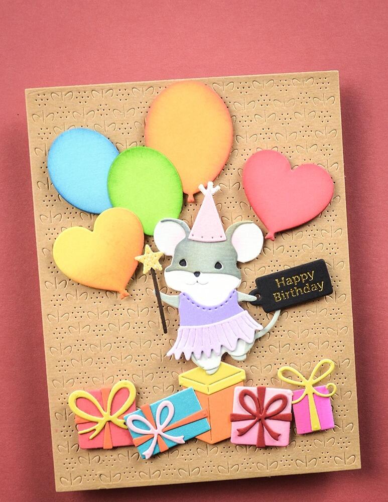 Memory Box - 94952 Wavy Balloons craft die