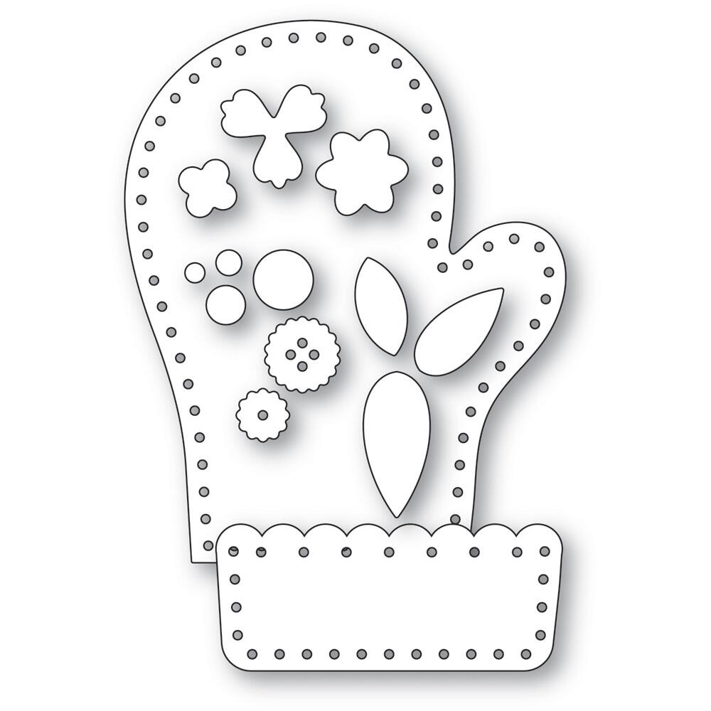 Memory Box - 94824 Stitchable Mitten craft die