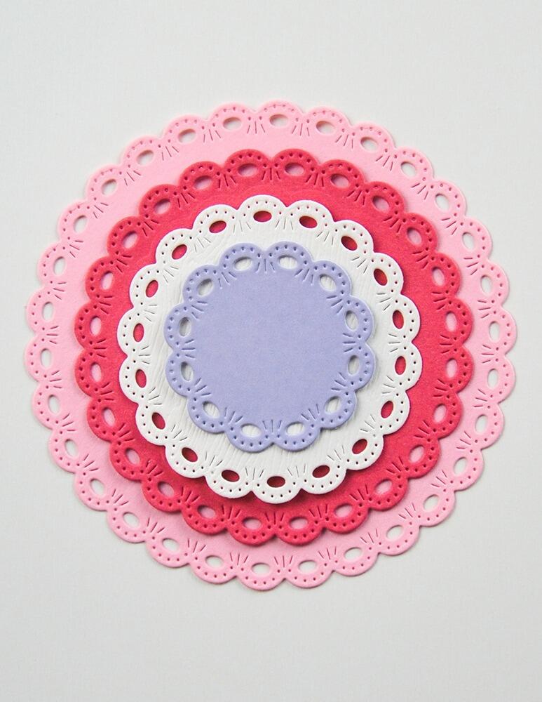 Memory Box - 94905 Round Eyelet Circle Frames craft die
