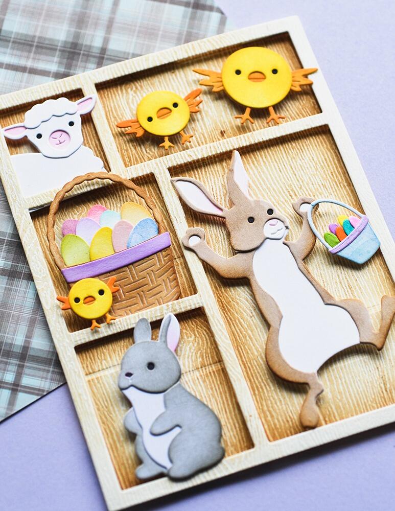 Memory Box - 94727 Cute Layered Bunny craft die