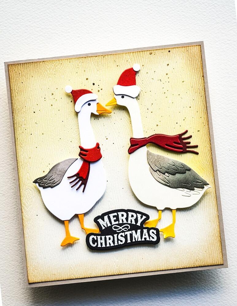 Memory Box - 94829 Bundled Up Goose craft die