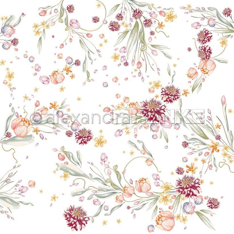 Alexandra Renke Design Paper 12x12 - 10.3798 Delicate Tulip Swirl