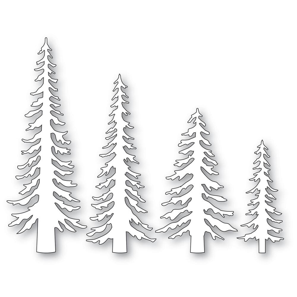 Memory Box - 94939 Tall Evergreen Trees craft die