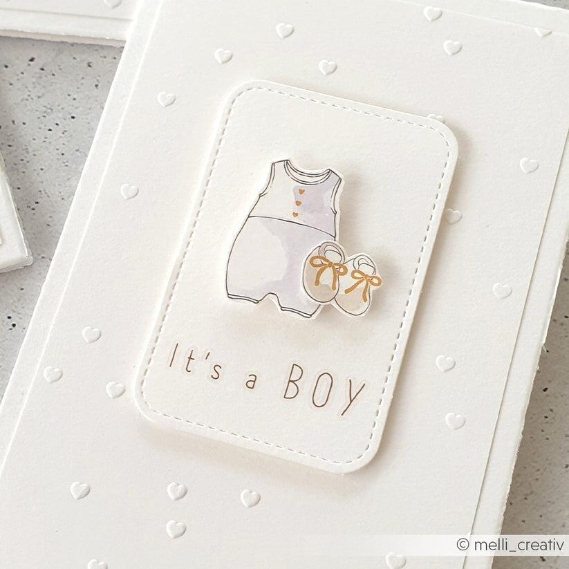 Alexandra Renke Embossing Folder - Heart Rain