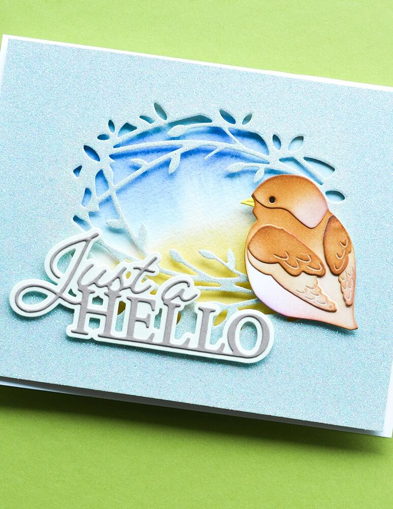 Memory Box - 94724 Sitting Sparrow craft die