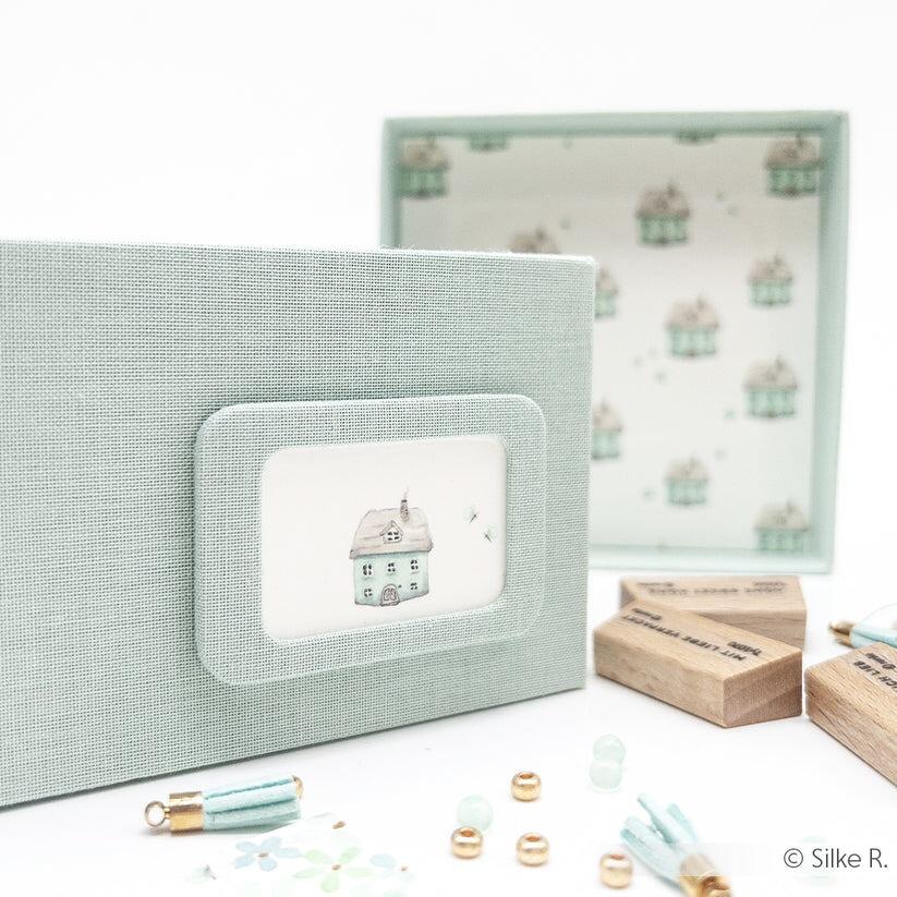 Alexandra Renke Design Paper 12x12 - 10.3519 Turquoise-mint Fine Houses