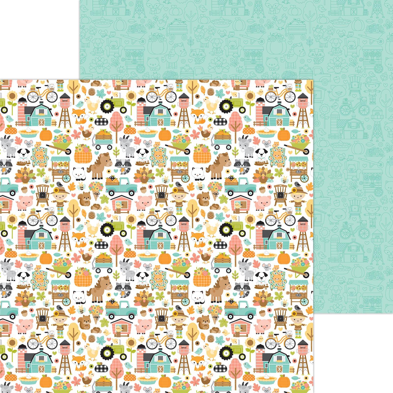 Doodlebug Farmhouse 12x12 Designer Paper - Farmhouse