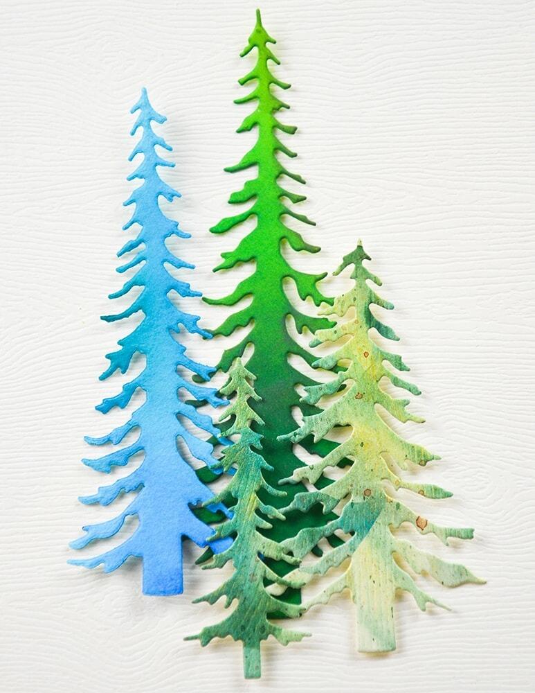 Memory Box - 94939 Tall Evergreen Trees craft die