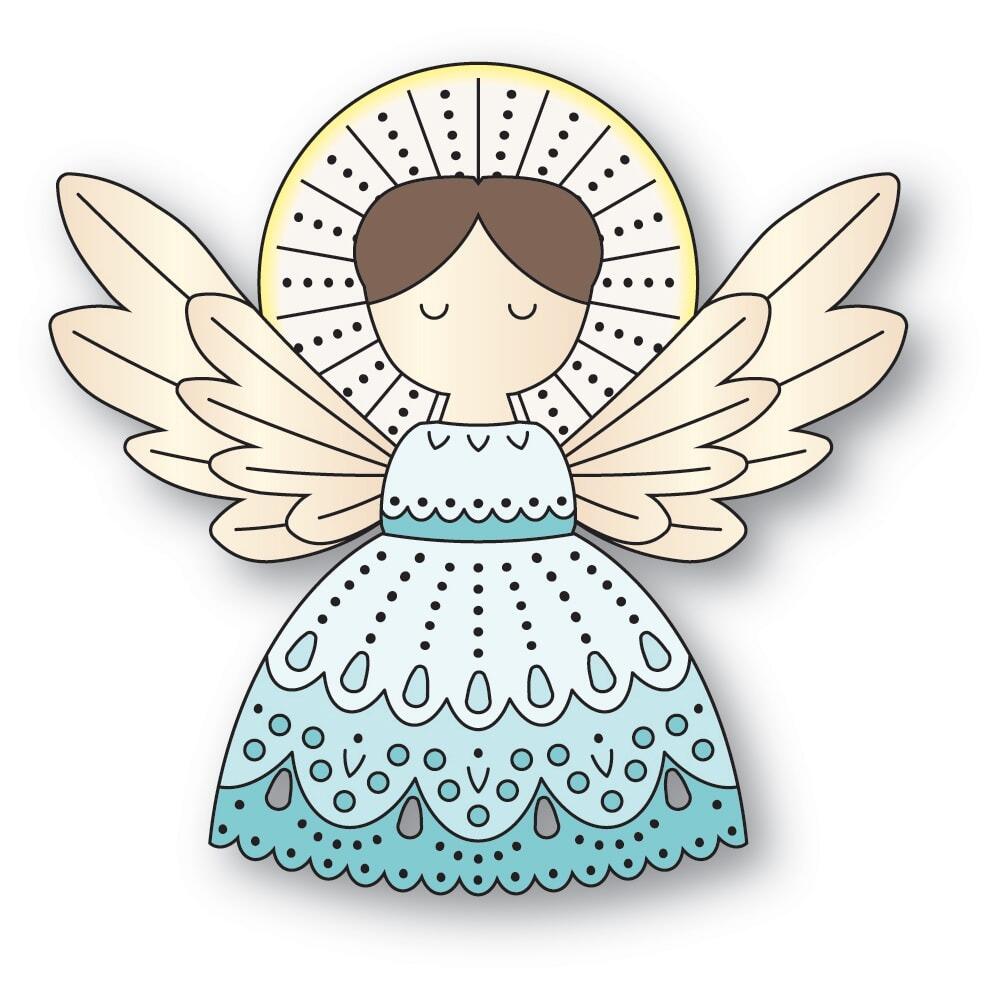 Poppystamps - 2748 Nordic Sweet Angel craft die