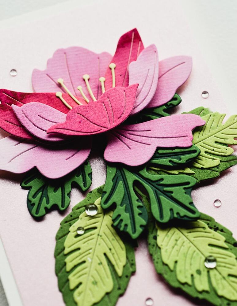 Birch Press Design - 57521 Lush Leaves Contour Layers craft die