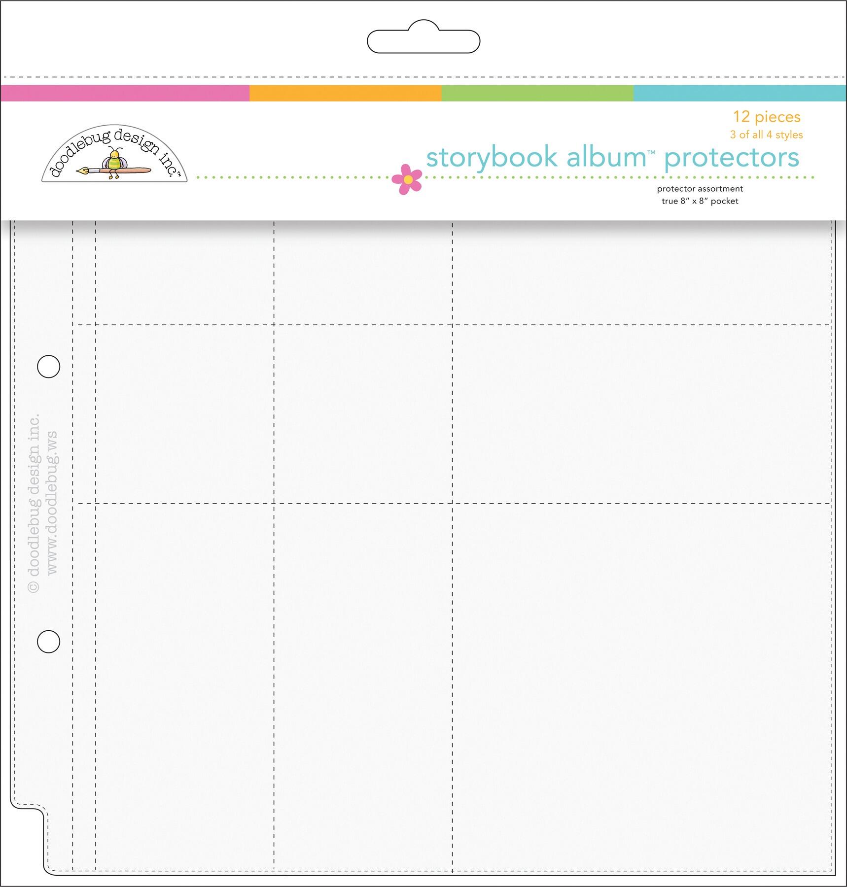 Doodlebug Storybook Album 8x8 Page Protectors