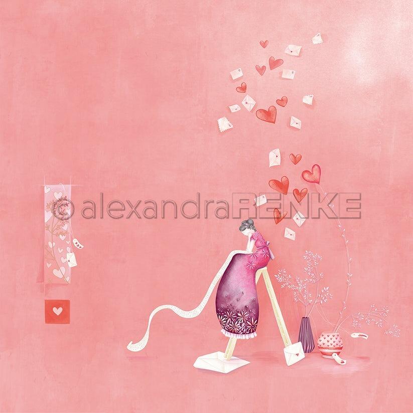Alexandra Renke Design Paper 12x12 - 10.3765 Lisa's Figurines Pen Friend