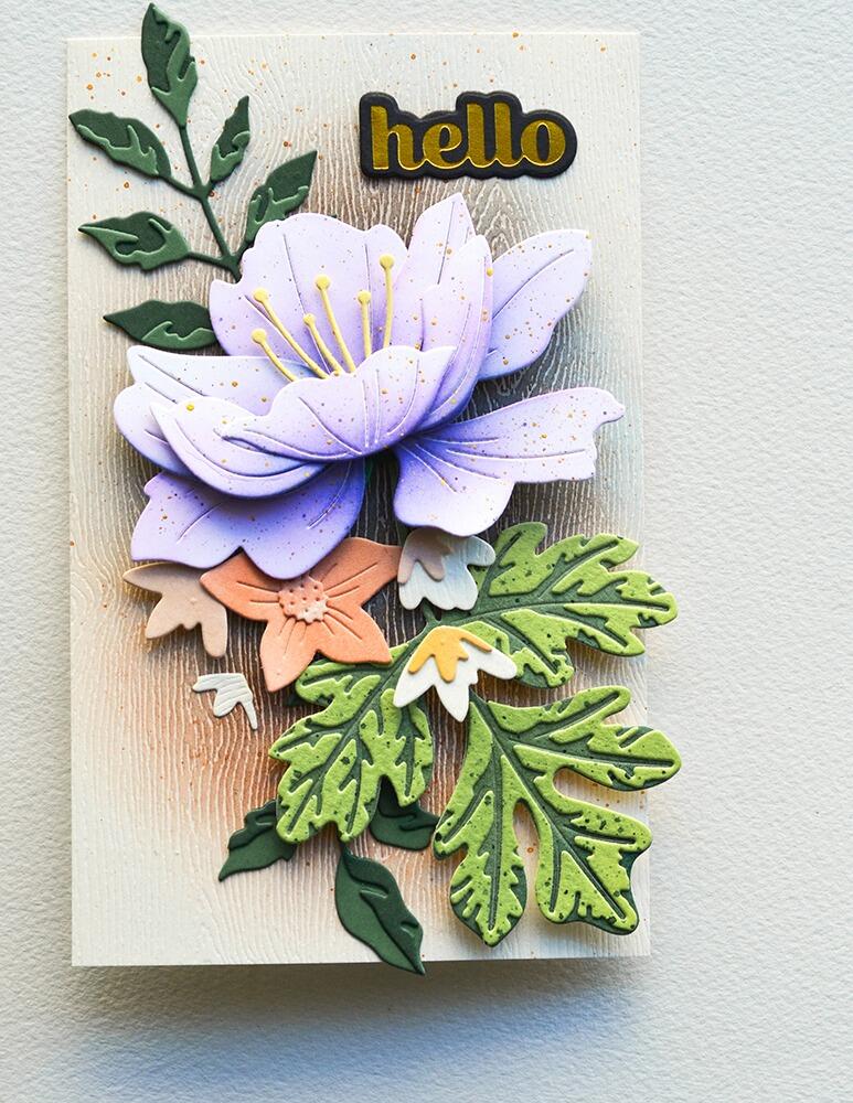 Birch Press Design - 57521 Lush Leaves Contour Layers craft die