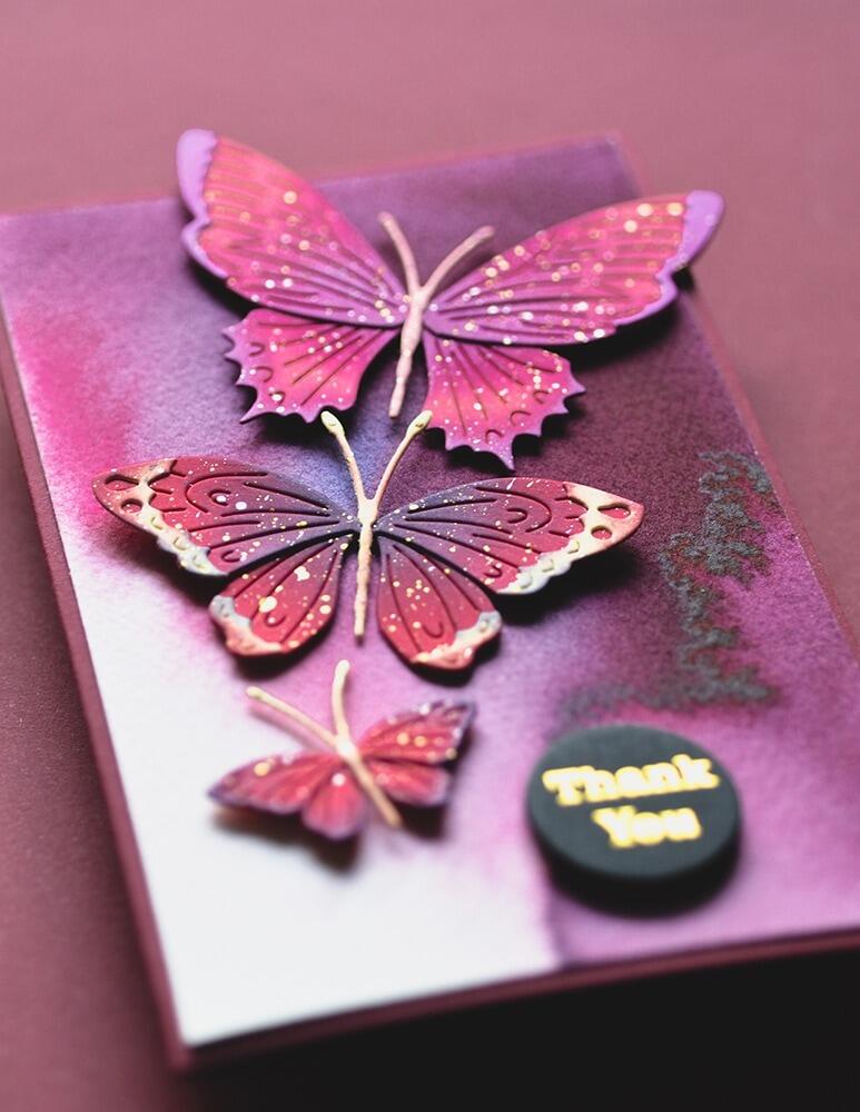 Memory Box - 94832 Blue River Butterfly craft die