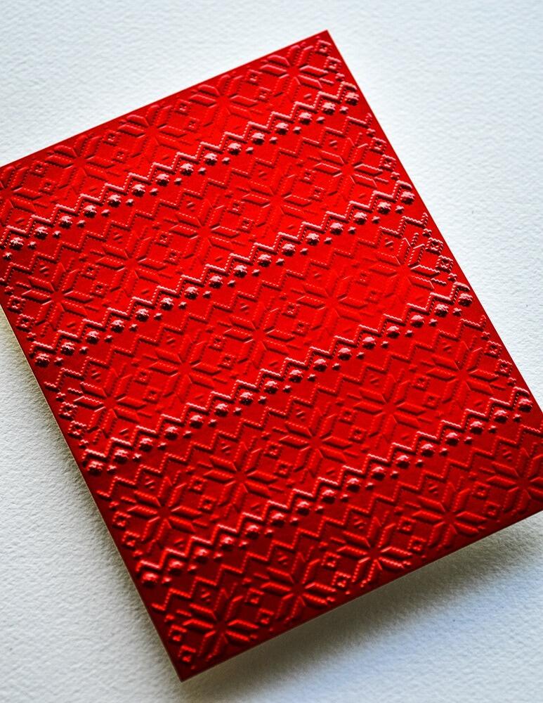 Memory Box - EF1044 Winter Knit 3D Embossing Folder