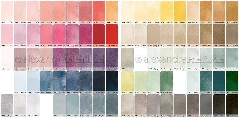 Alexandra Renke - Mimi Color Cards - 12x12 Paper Collection