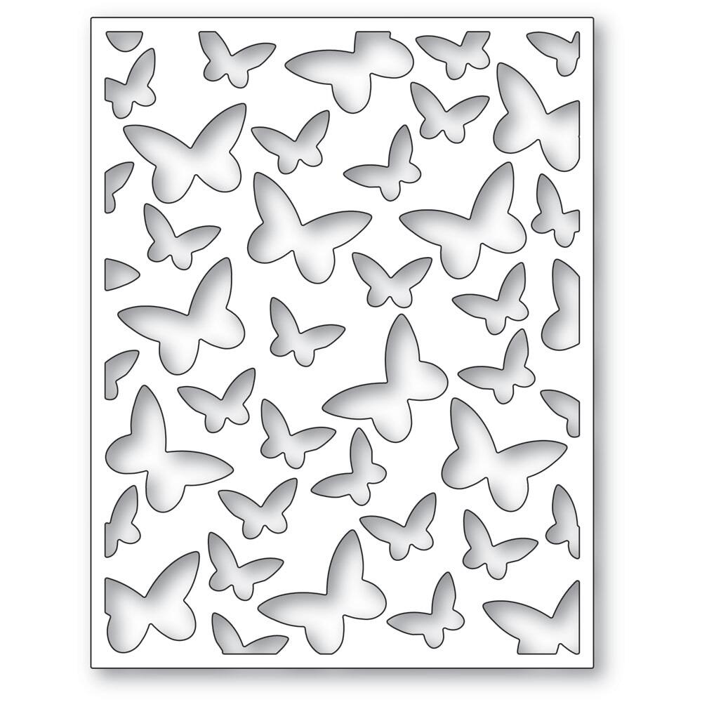 Memory Box - 94901 Floating Butterfly Plate craft die