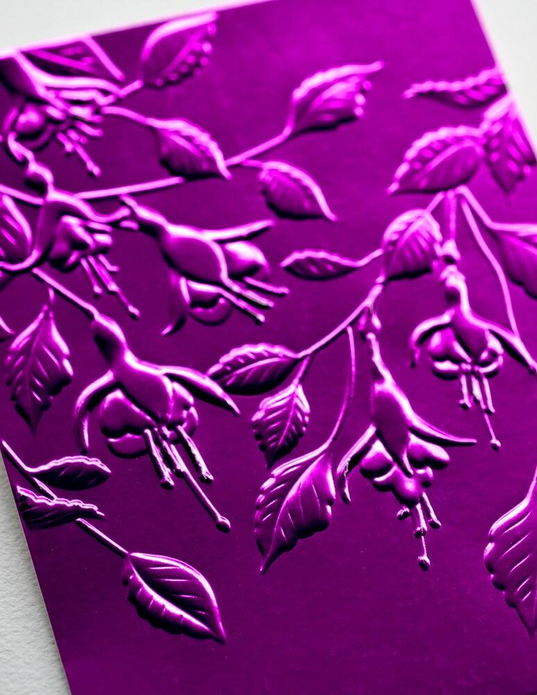Memory Box - EF1047 Fabulous Fuchsia 3D Embossing Folder and Dies