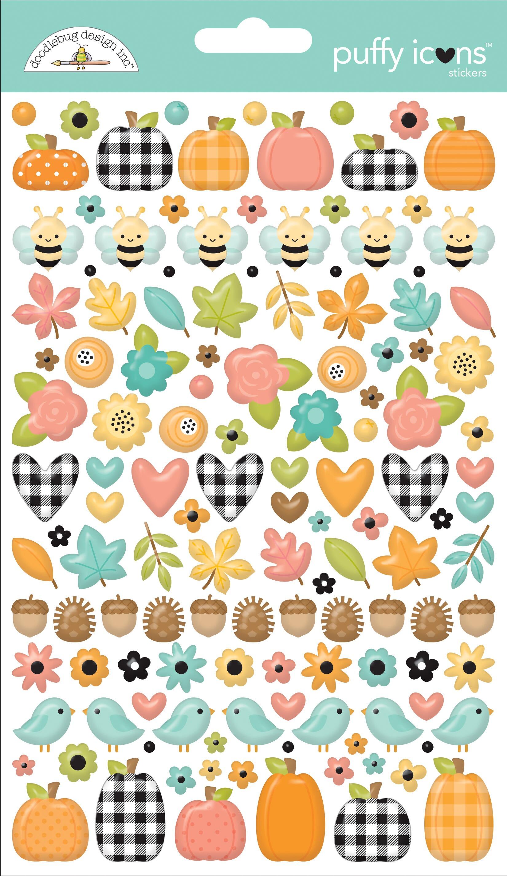 Doodlebug Farmhouse - MINI Icons Stickers 3 sheets/pkg
