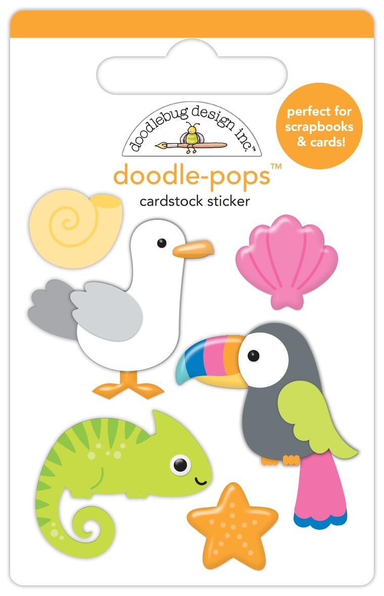 Doodlebug doodle-pops - Tropical Trio