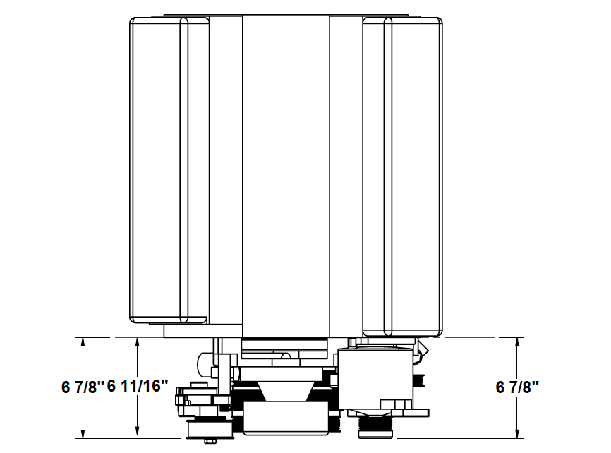 ATI 1CA300-PS SBC W/Crank Pulley, Alt Bracket & P/S Bracket