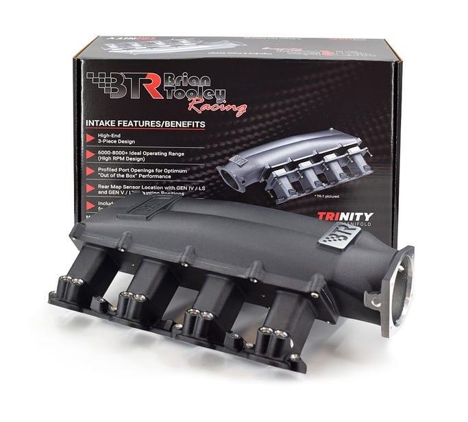 BTR TRA-7-BLK-P105-2I Trinity Intake Manifold For LS7 Dual Injector - Black BTR TRA-7-BLK-P105-2I Trinity Intake Manifold For LS7 Dual Injector - Black