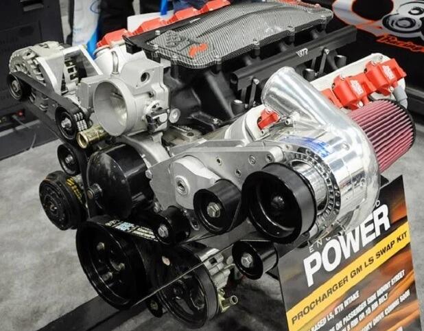 ATI 1LS100-D1SC-I LSx Engine Swap HO Intercooled D-1SC for EFI/Carb