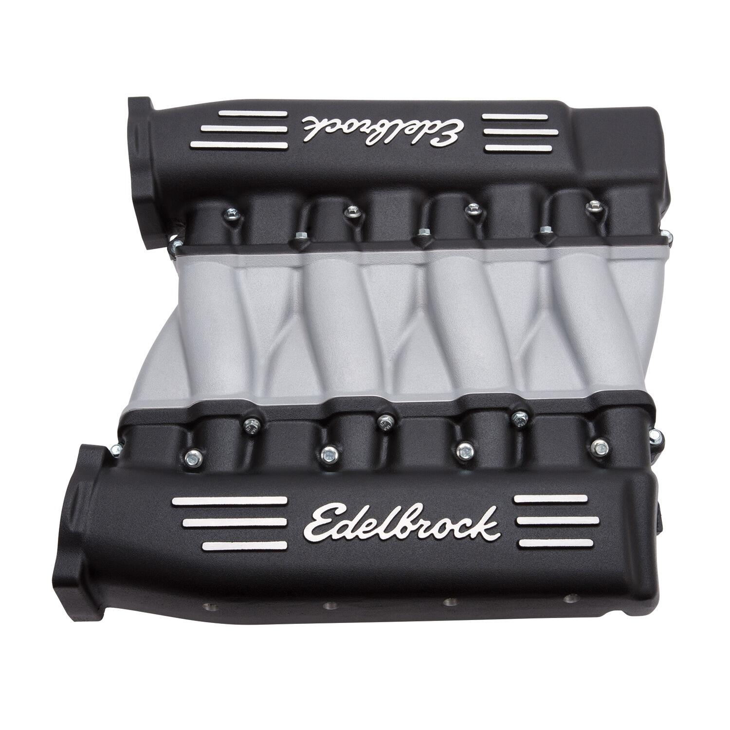 Edelbrock 71413 Cross-Ram Small Block LS3 Black Intake Manifold