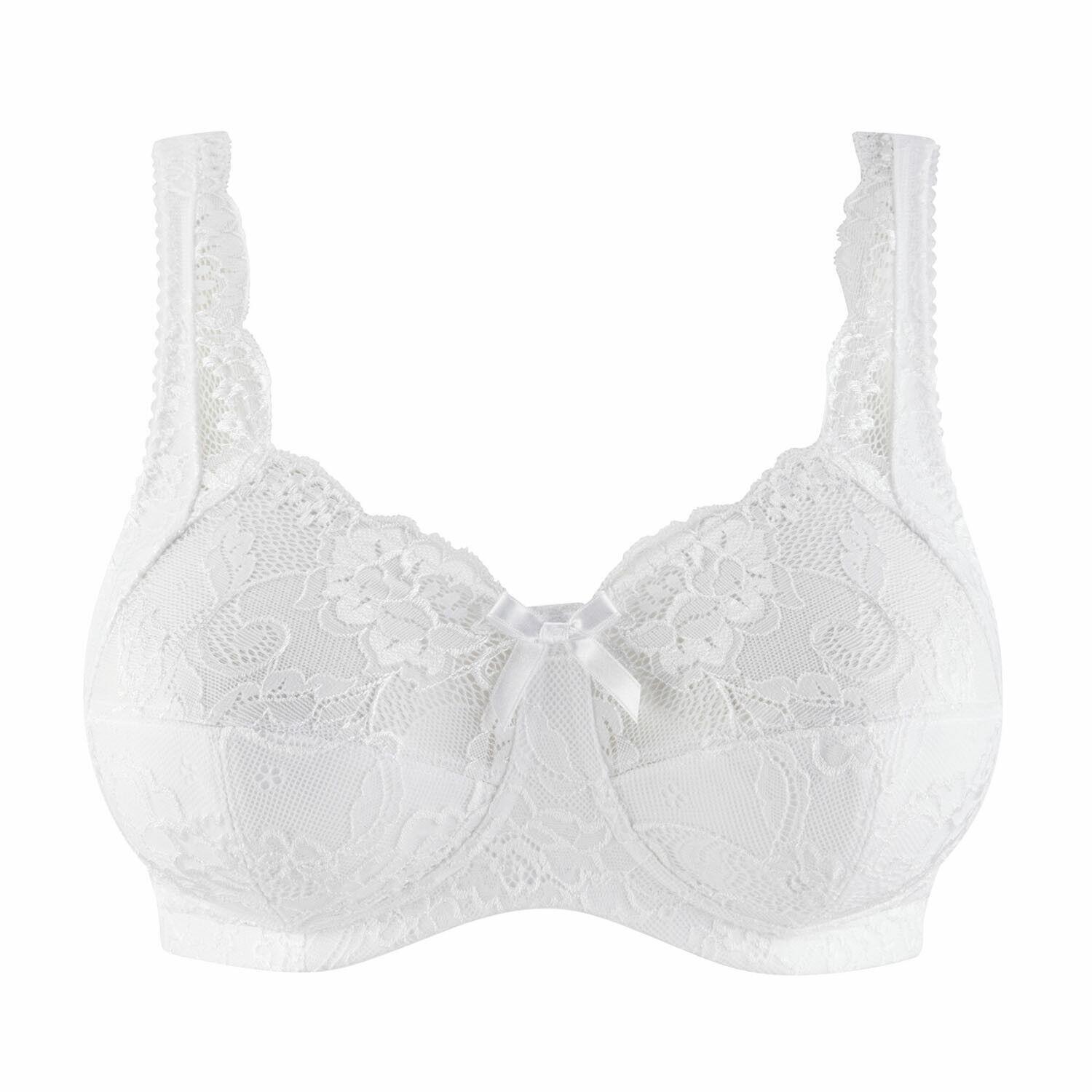 Royce Lily 1044 Non Wired Lace Bra White